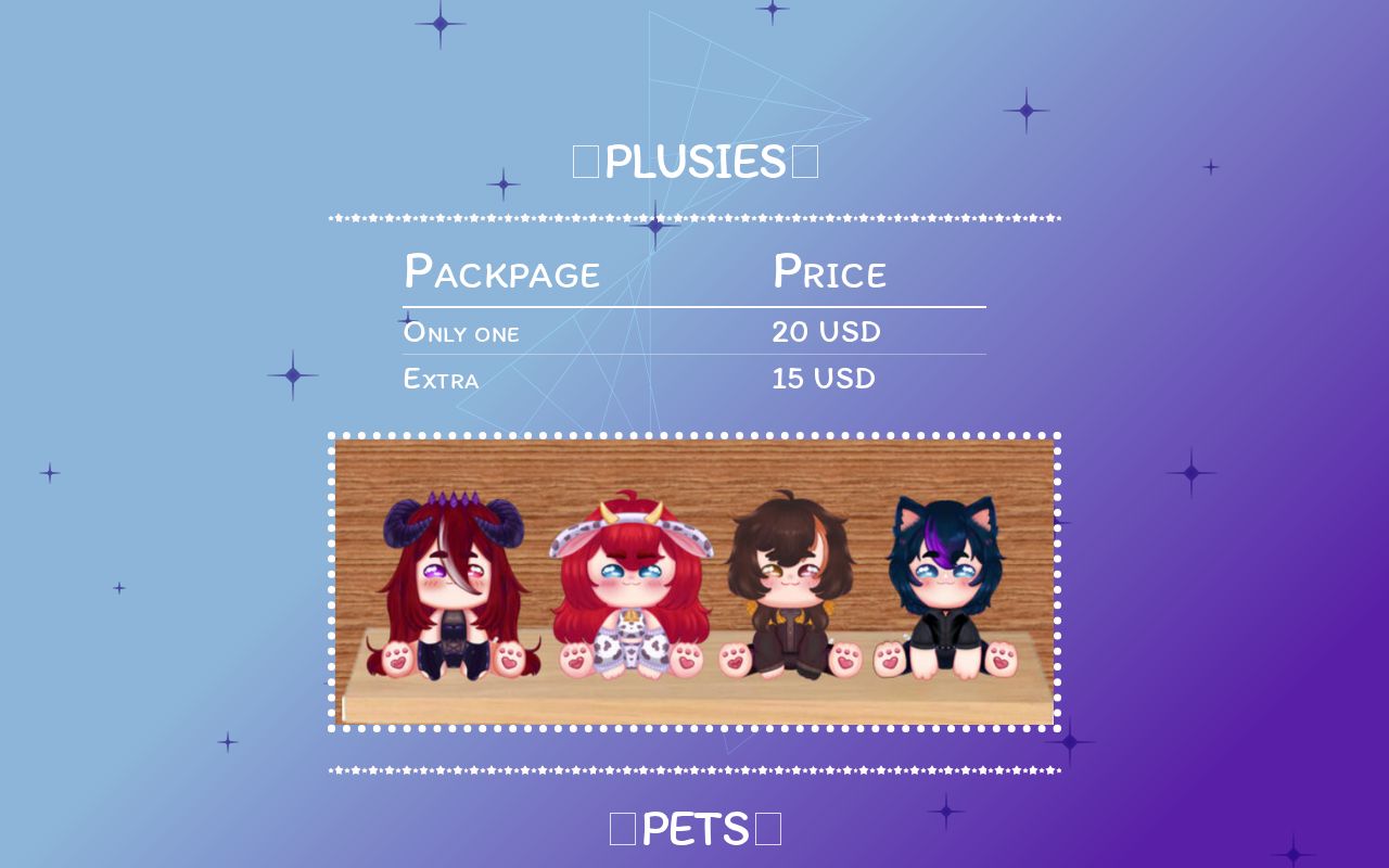 Plushies